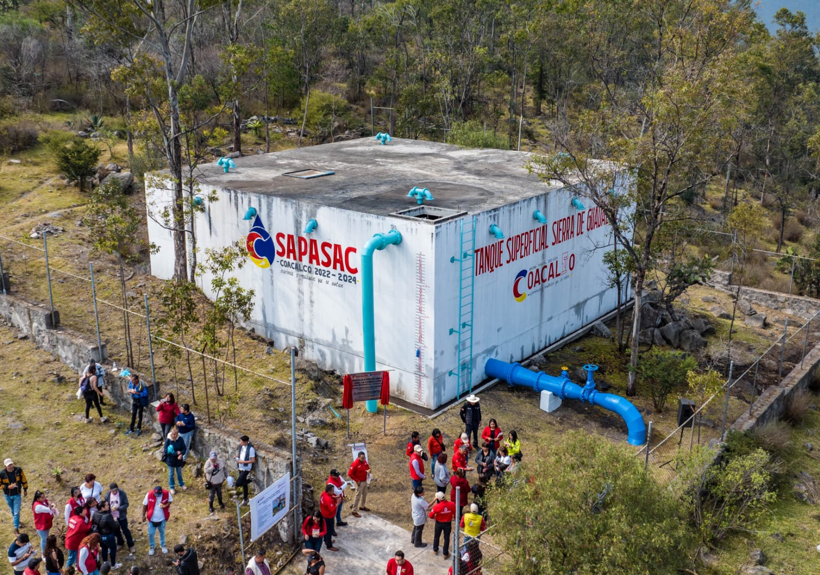 INAUGURAN EN COACALCO LÍNEA DE CONDUCCIÓN DE AGUA POTABLE Y DOS NUEVOS POZOS - Gobierno de ...